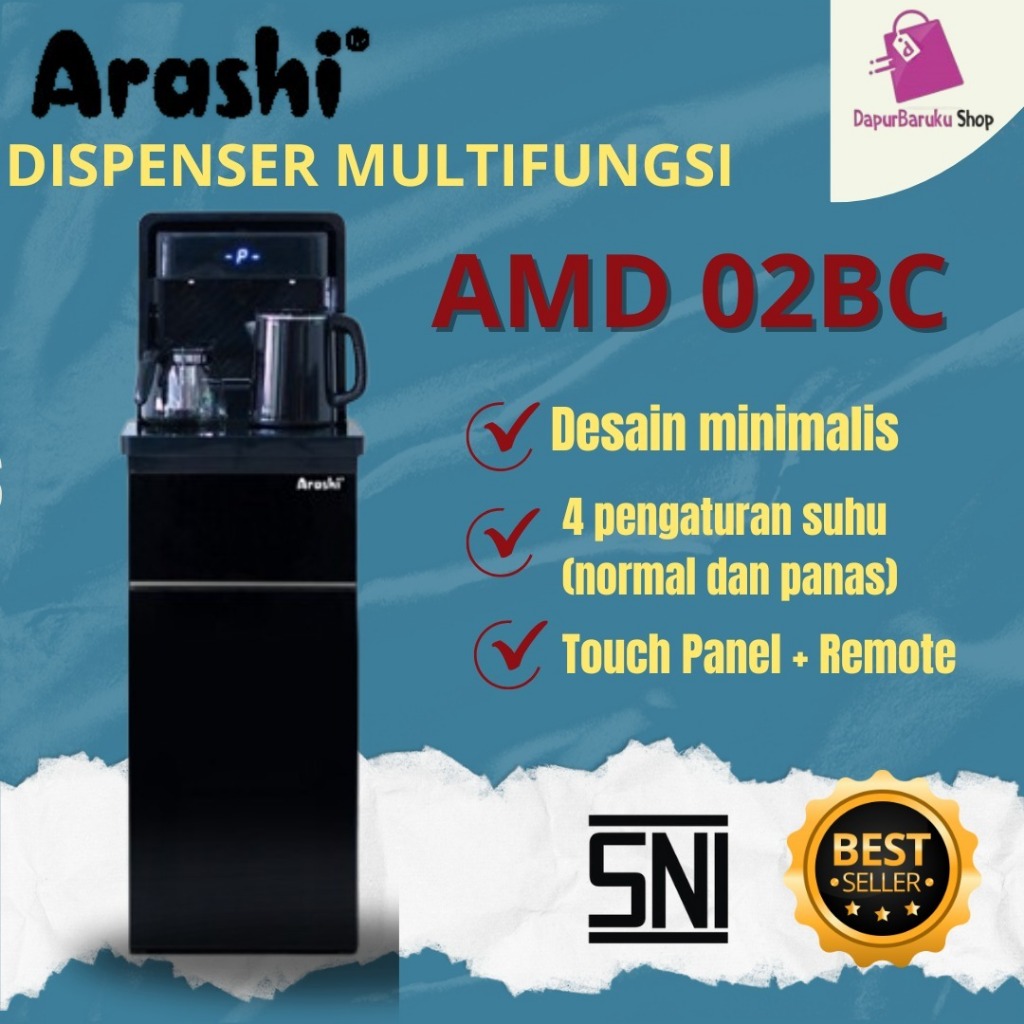 Jual Multifunction Dispenser Arashi AMD 02BC / Hot & Cool / Galon Bawah | Shopee Indonesia