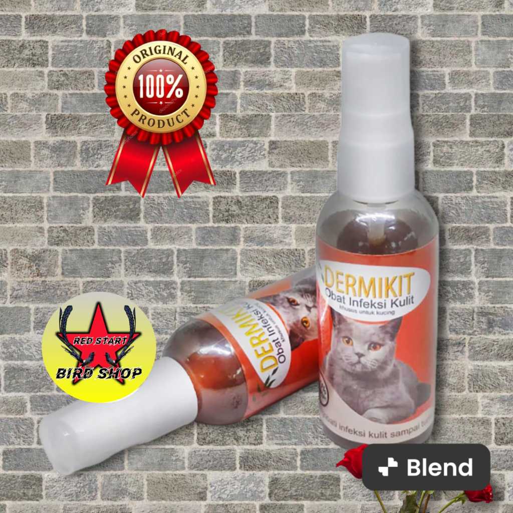 Jual Dermikit Spray 60 Ml Obat Infeksi Kulit Kucing Cat Kitten Anabul ...