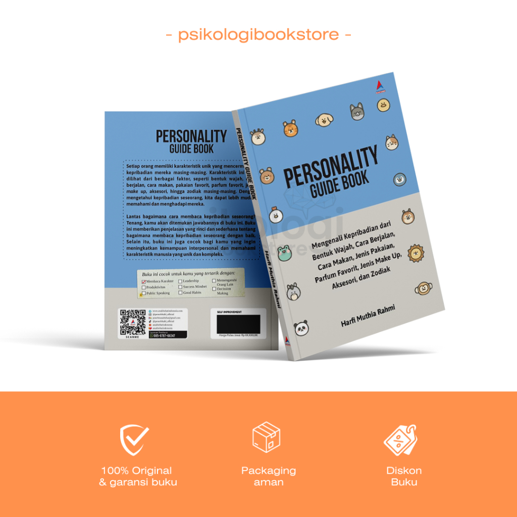 Jual Personality Guide Book : Mengenali Kepribadian Dari Bentuk Wajah ...
