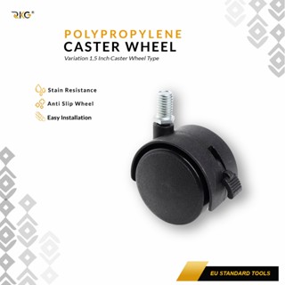 Jual Roda Caster PP 1.5 Inch Roda Furnitur Rak Serbaguna Silent Caster ...