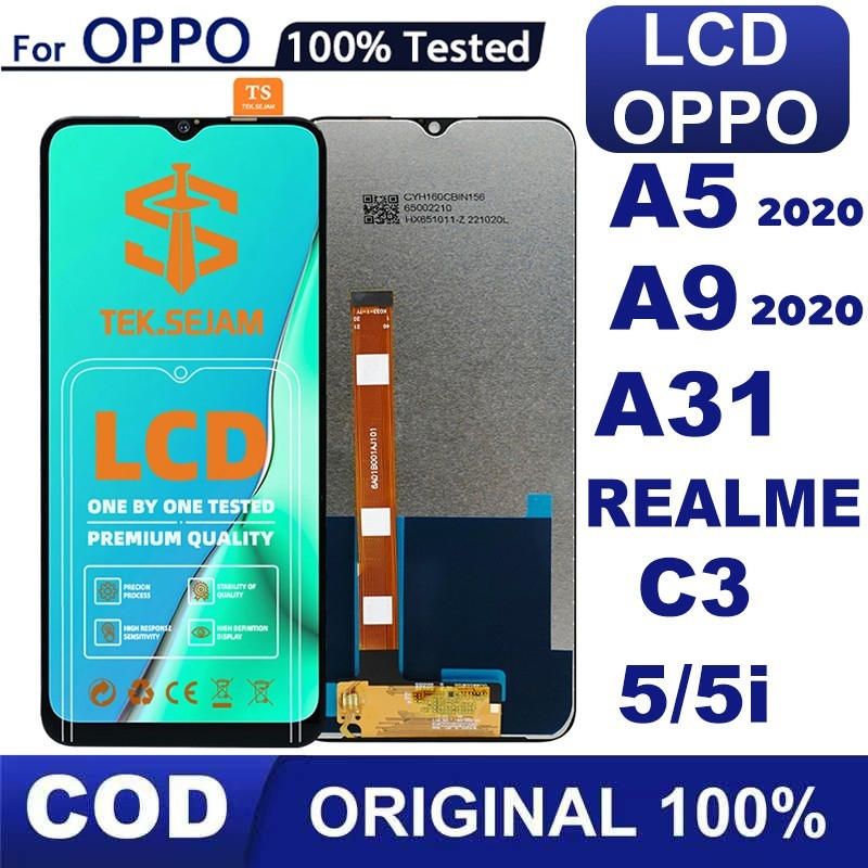 Jual LCD OPPO A9 2020 A5 2020 A31 A11X LCD Realme C3 Realme 5 5i 6i C3i Original 100% FULLSET ...