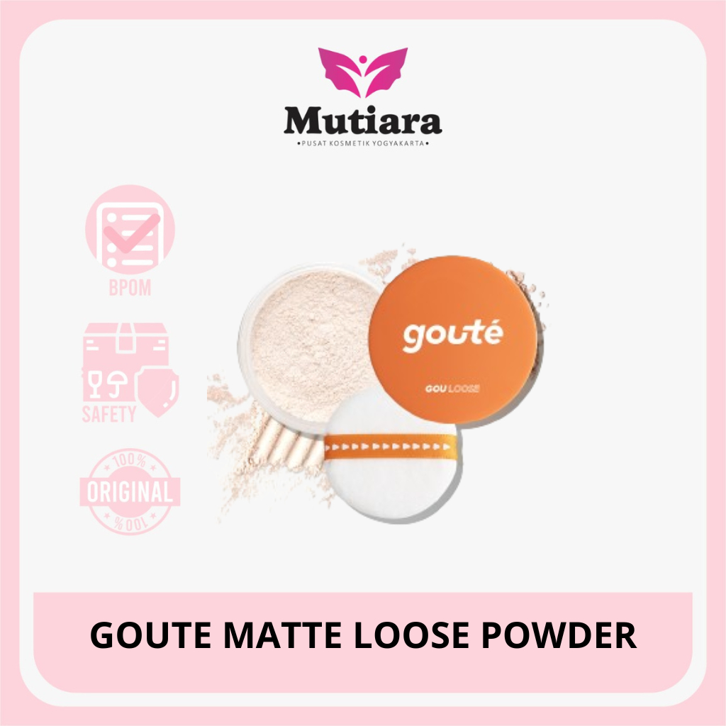 Jual GOUTE MATTE LOOSE POWDER | Shopee Indonesia