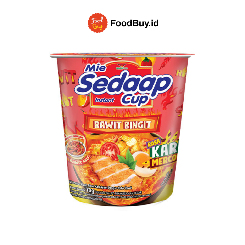 Jual Mie Sedaap Cup Kari Mercon 79gr | Shopee Indonesia