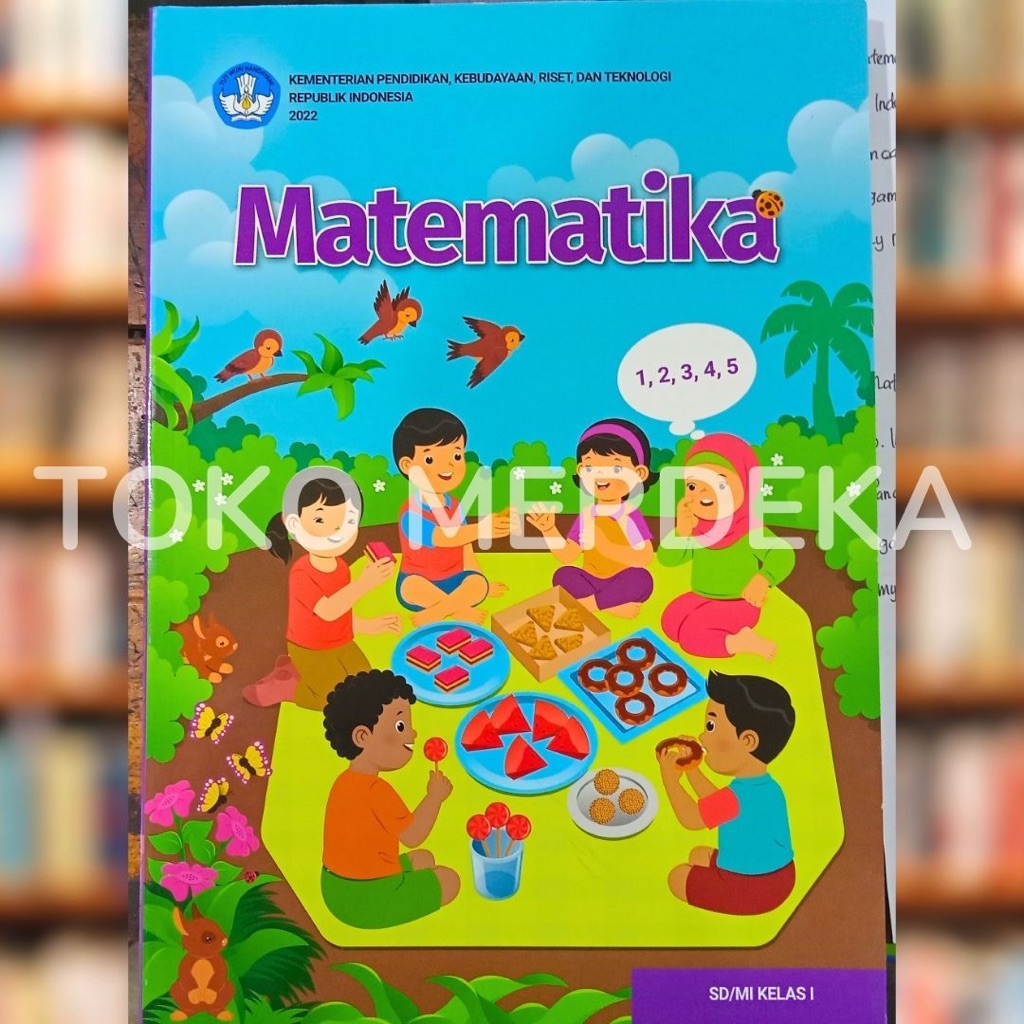Jual Buku Paket SD Matematika kelas 1 Diknas Kurikulum Merdeka | Shopee ...