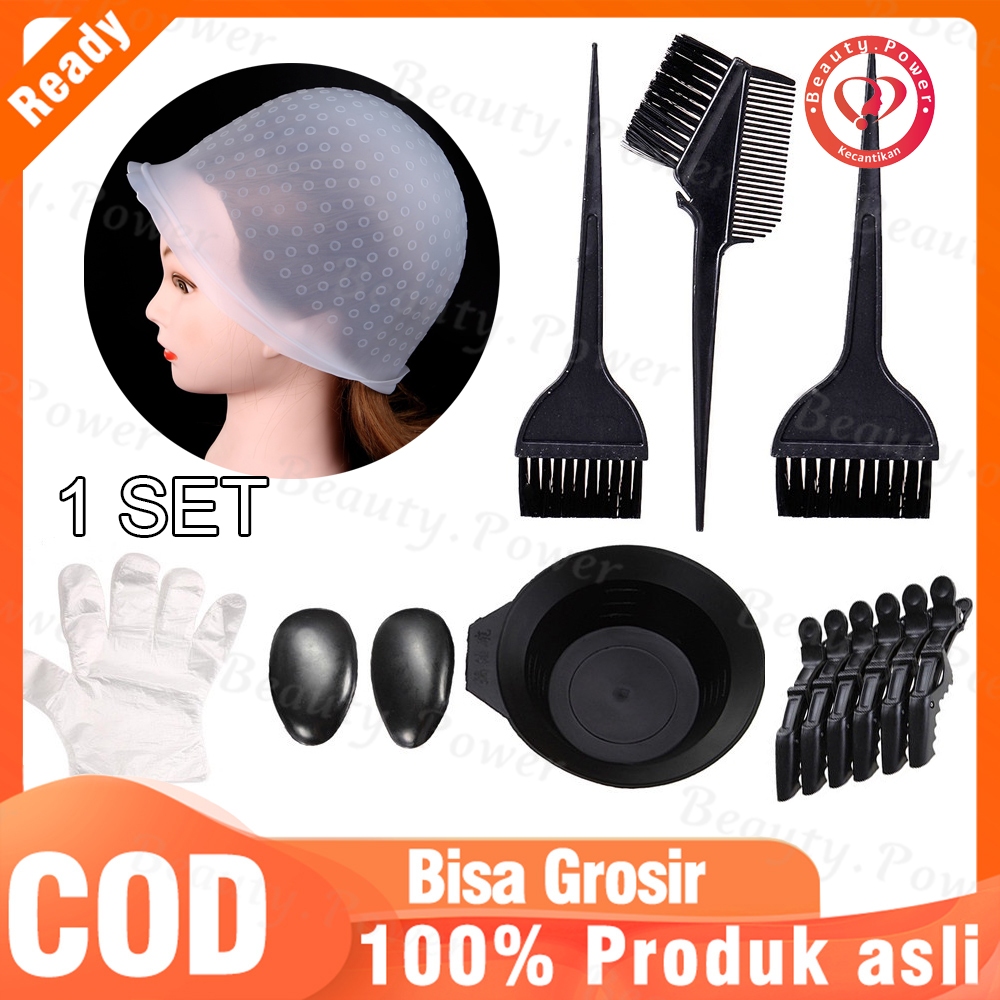 Jual Paket Perlengkapan Cat Rambut Semir Toning Bleaching Topi ...