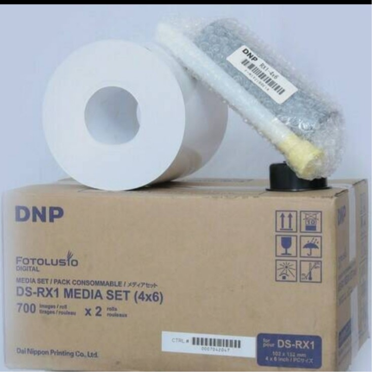 Jual DNP Paper dan Ribbon Fotobooth / Paper dan Ribbon Printer DS-RX1HS Original | Shopee Indonesia