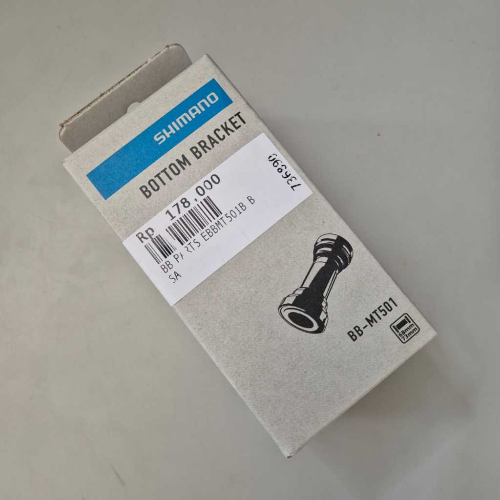 Jual shimano bb hollowtech 68-73 SM-BB52 deore M610 / BB-MT501 deore ...