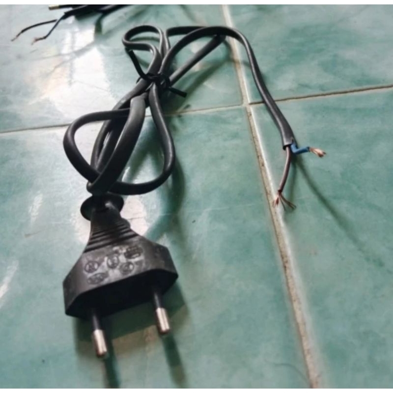 Jual Kabel Power AC / Kabel Buntung + Steker Colokan Listrik, kabel ...