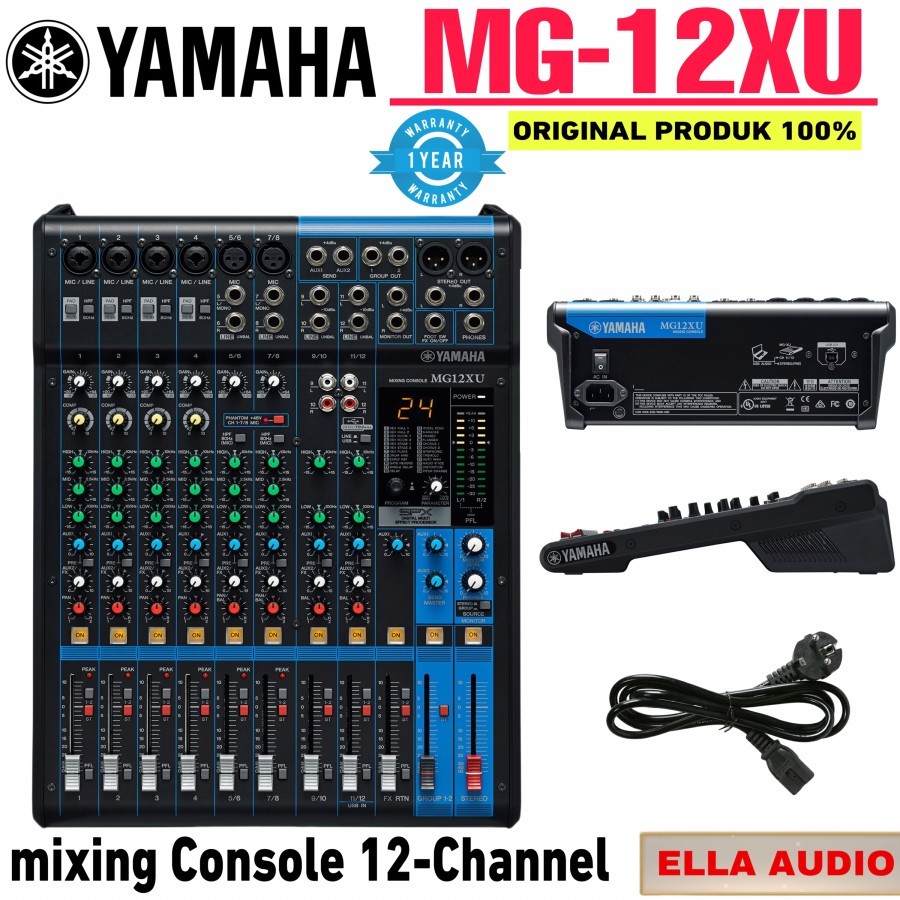 Jual Mixer Yamaha MG 12XU ( 12 Chanel ) (ORIGINAL) | Shopee Indonesia