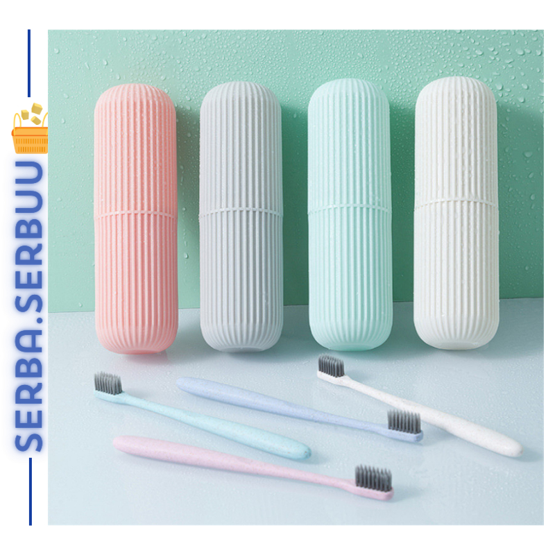 Jual TEMPAT SIKAT GIGI TRAVEL SIKAT GIGI BULAT PASTA ODOL TOOTHBRUSH ...