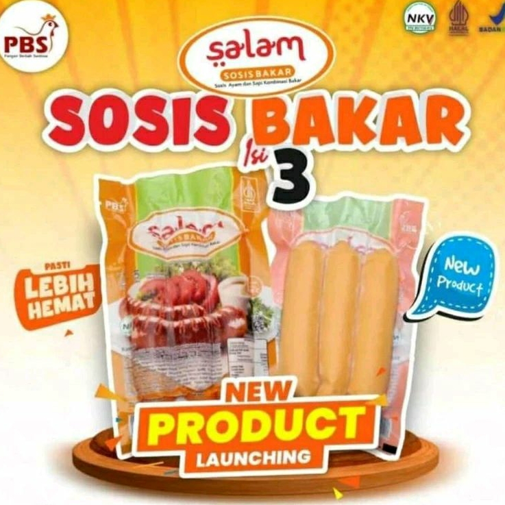 Jual sosis bakar salam mini/salam sosis bakar isi 3 | Shopee Indonesia