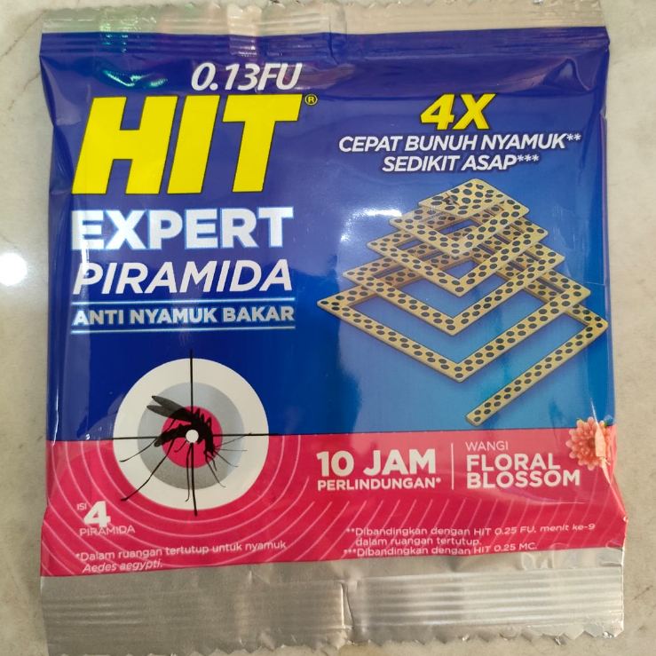 Jual Hit Piramida / Hit Bakar / isi 4 lembar / 0.13FU / Obat nyamuk ...