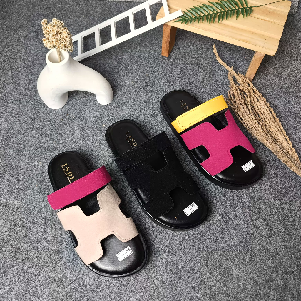 Jual Nesanh SACHI Sendal Platform Wanita Terbaru Kekinian Tinggi 3cm ...