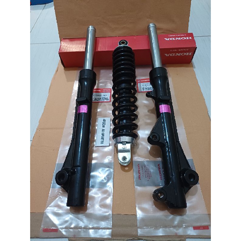 Jual KZL Ashock depan plus tabung+Shock belakang Honda Beat karbu/Beat fi/Beat esp 2017/Scoopy ...