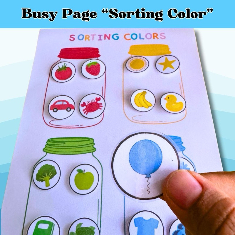 Jual BUSY PAGE SORTING COLOR/ BUSY PAGE MENGELOMPOKKAN WARNA/ BUSY PAGE ...