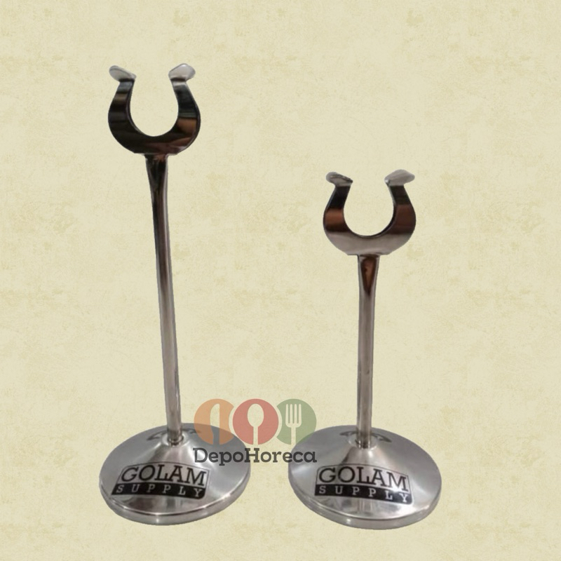 Jual Table Number Menu / Stand Card Holder / Tiang Nomor Meja ...