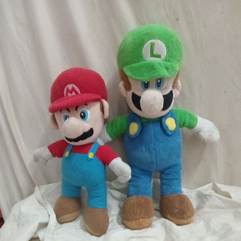Jual super Mario bros Luigi boneka | Shopee Indonesia