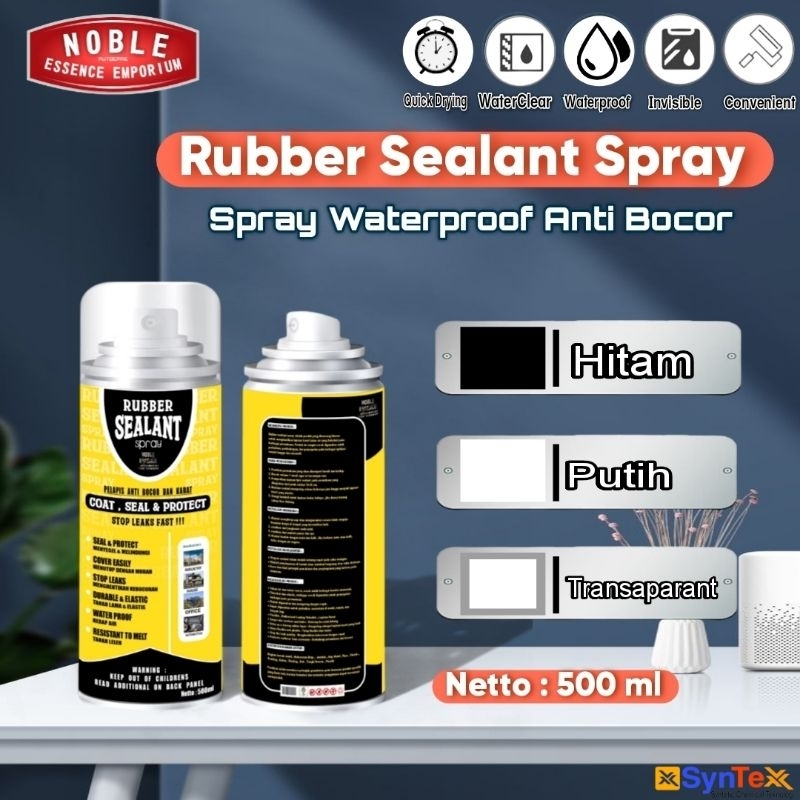 Jual Noble Rubber Sealant Spray Ajaib Waterproof Noble Liquid Rubber Sealant Spray 500 ml ...
