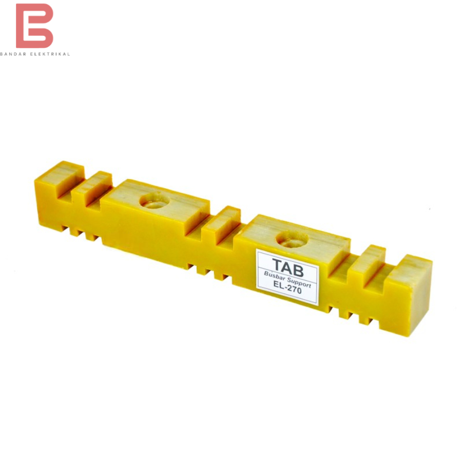 Jual Isolator Holder Busbar Support 10 mm 3 Pole 3P EL-270 TAB | Shopee ...
