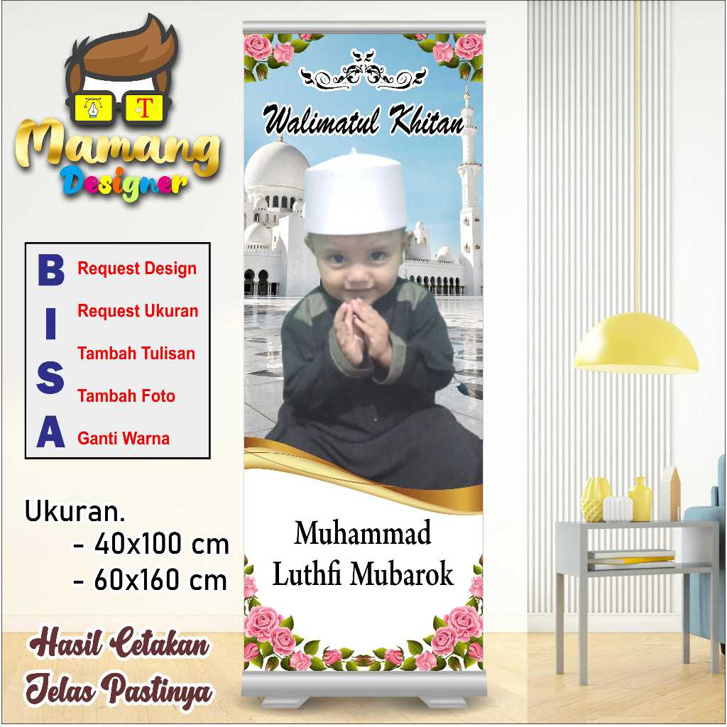 Jual Cetak Banner Spanduk Cerah Untuk Khitanan, Walimatul Khitan bb ...