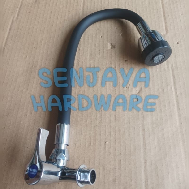 Jual Kran keran angsa fleksibel hitam cuci piring kran dapur dinding ...