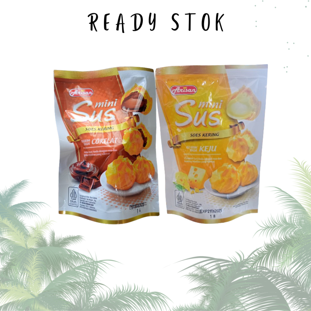 Jual Arisan Sus Coklat / Sus Keju / Vanila ( 1Pcs ) | Shopee Indonesia