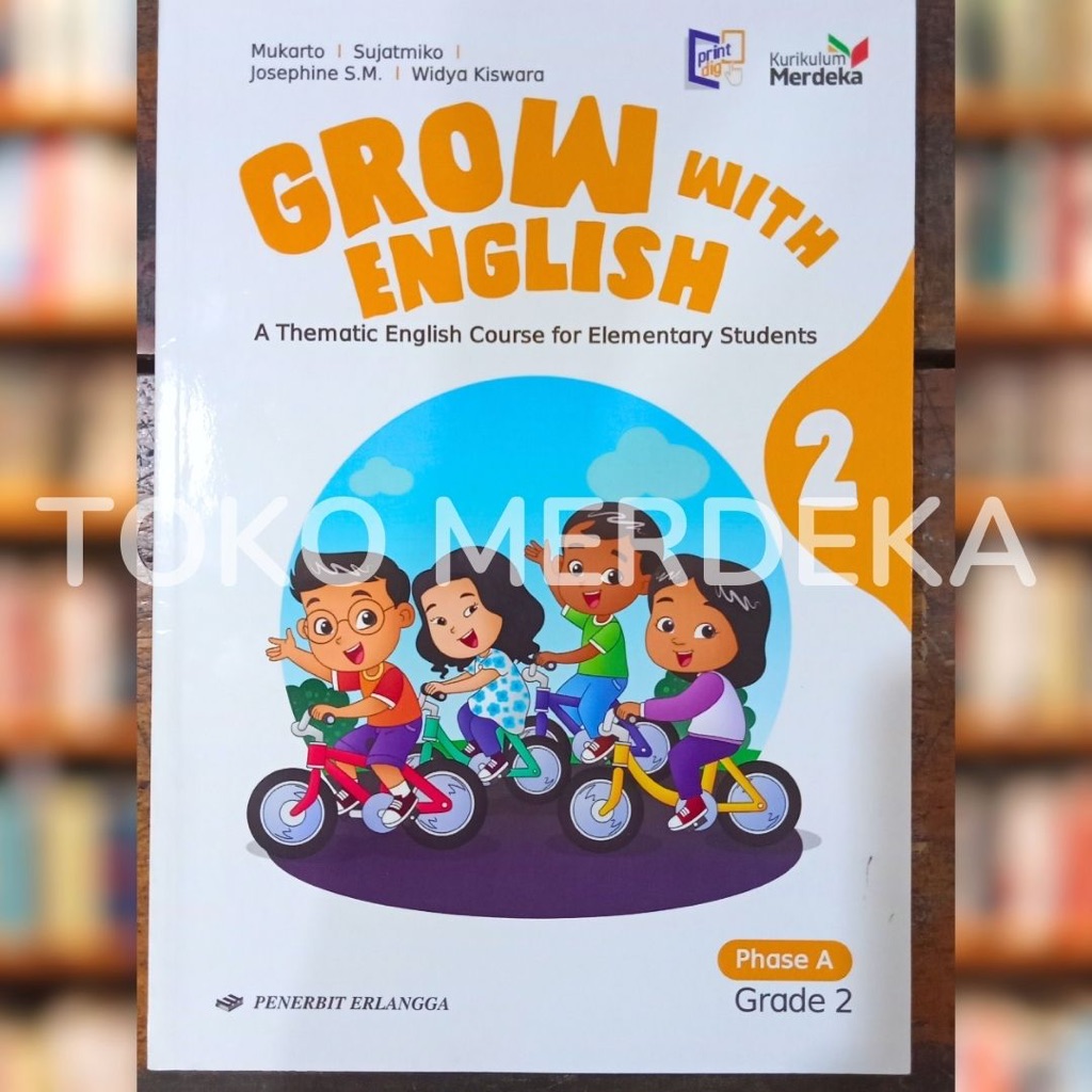 Jual Grow with English kelas 2 Penerbit Erlangga Kurikulum Merdeka ...