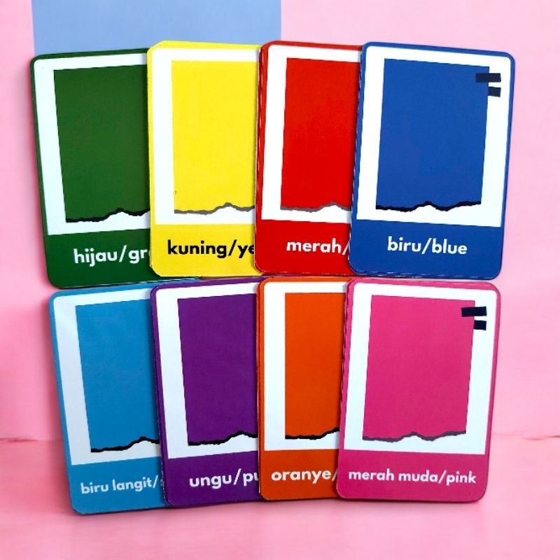 Jual Calistungseru - Flashcard Warna Kartu Belajar Mengenal Warna Emosi ...