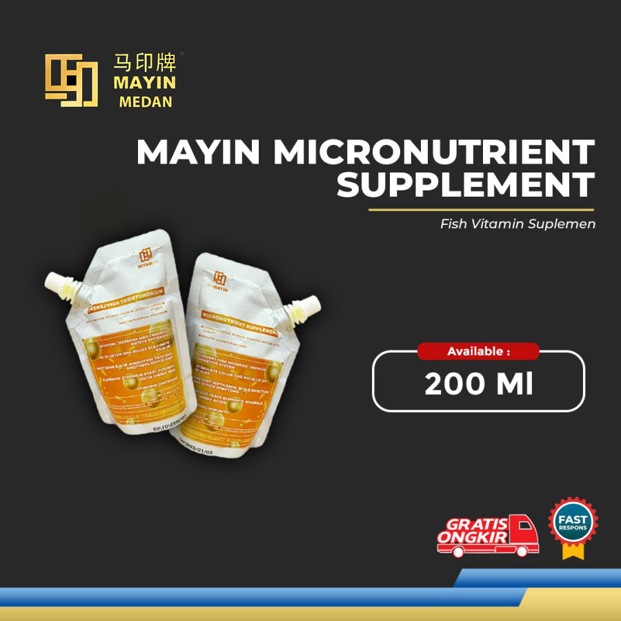 Jual Mayin Micronutrient Supplement - Fish Vitamin Suplemen ikan hias ...