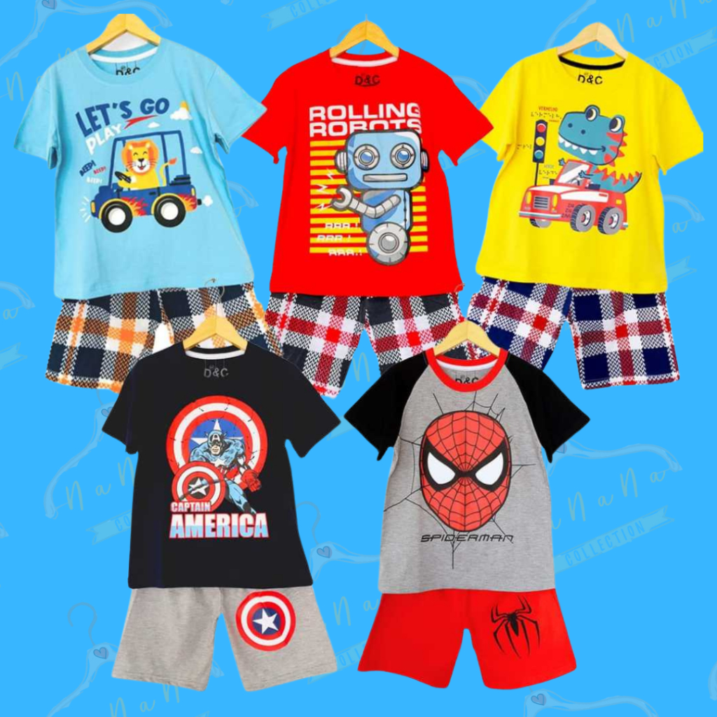 Jual D&C Setelan Koleksi Anak Laki Laki Umur 2-10 Tahun | Shopee Indonesia