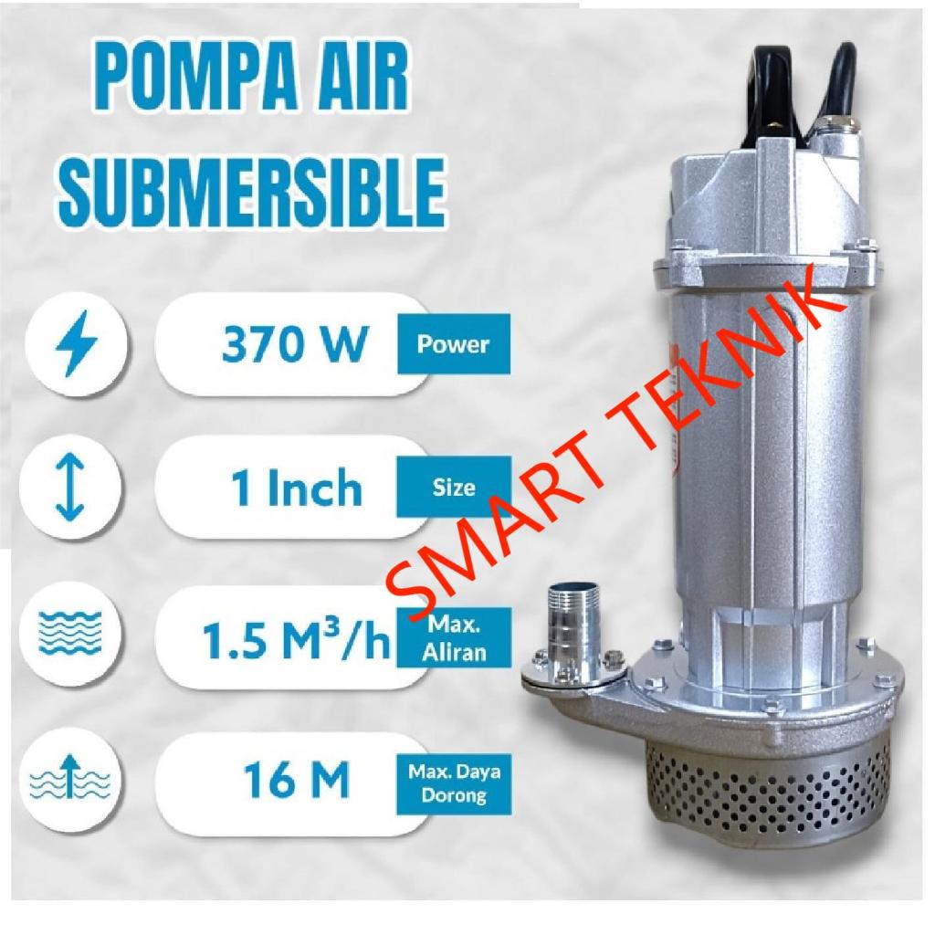 Jual Pompa celup air kotor submersible pump 1 inch pompa celup sumur kolam air | Shopee Indonesia
