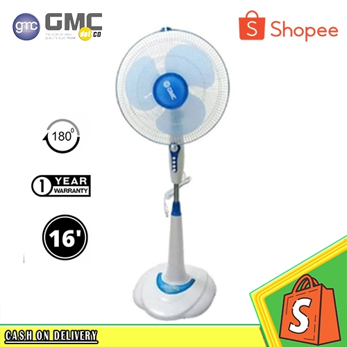 Jual KIAPS ANGIN GMC STAND FAN GMC BM-307/BM 312 Kipas Angin Berdiri 16 ...