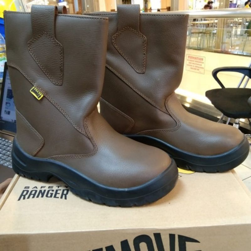 Jual Sepatu Safety Ranger Rakshasa SR-08 Brown / Safety Shoes Ranger ...