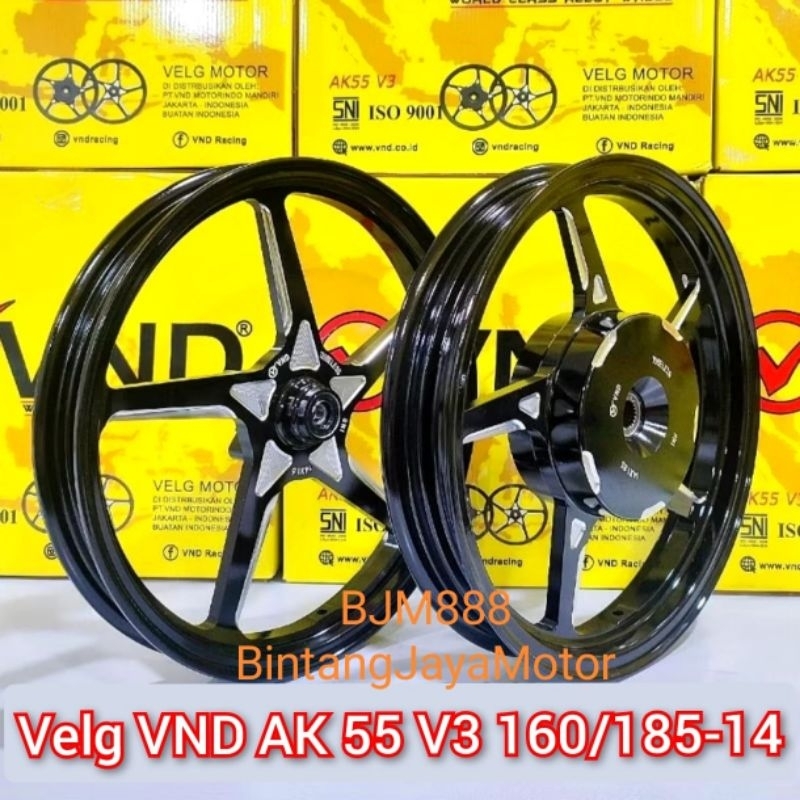 Jual Velg VND AK 55 V3 Vario 110 125 150 160 Scoopy Beat Genio Spacy pelek Ak55 ukuran 160/185 ...