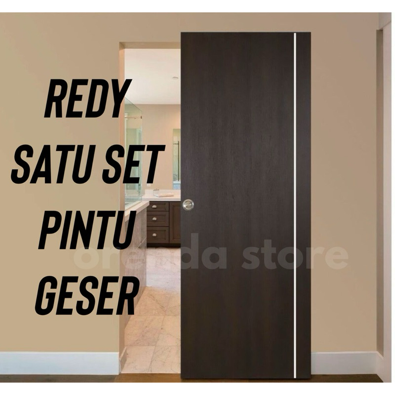 Jual SATU SET PINTU SLEDING / GESER PINTU KAMAR | SATU SET PINTU GESER ...