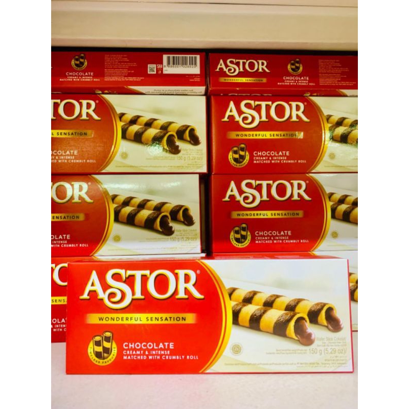 Jual Astor Wafer Stick Chocolate 150G | Shopee Indonesia