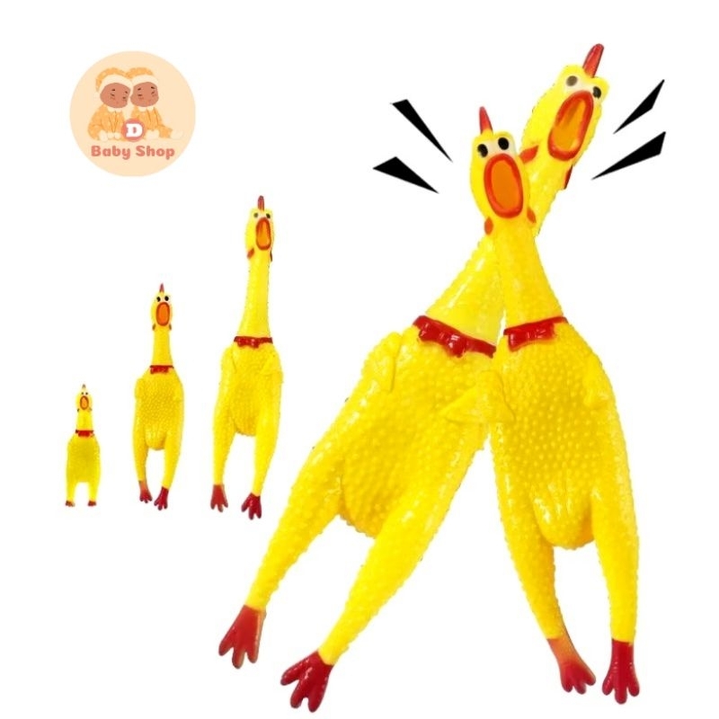 Jual Daebak Mainan Ayam Bunyi Teriak Screaming Chicken | Shopee Indonesia