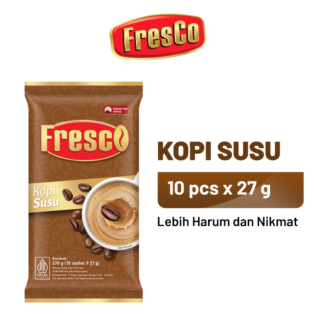 Jual FRESCO Susu 1 Pack (10 x 27 gr) | Shopee Indonesia