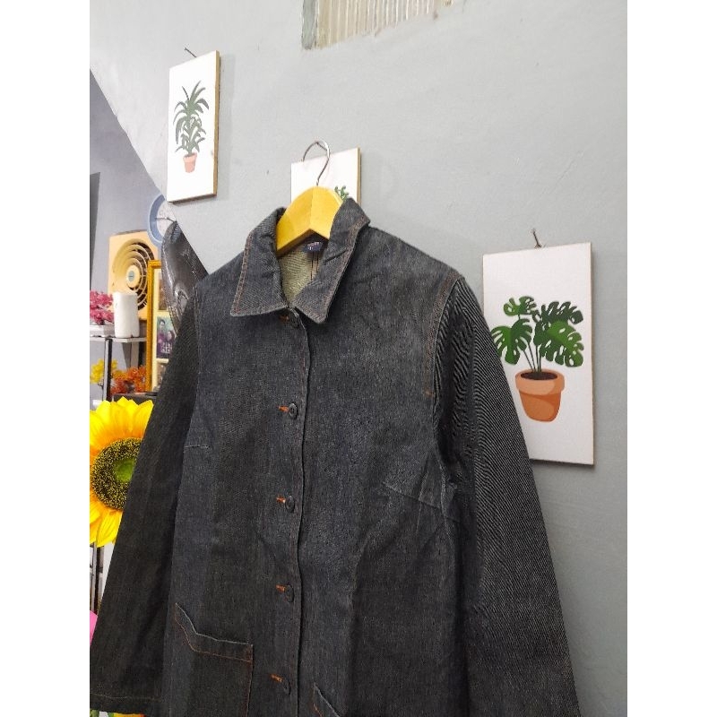 Jual Uniqlo Outer Denim Jacket | Shopee Indonesia