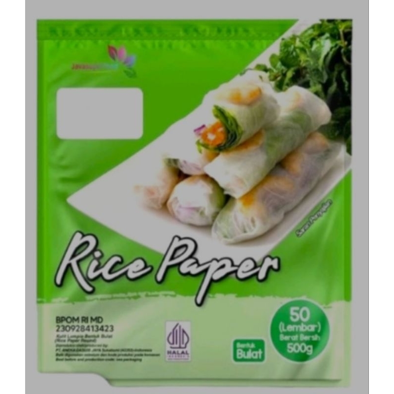 Jual JSF Rice Paper Bulat 500 Gram (50 Lembar) | Shopee Indonesia