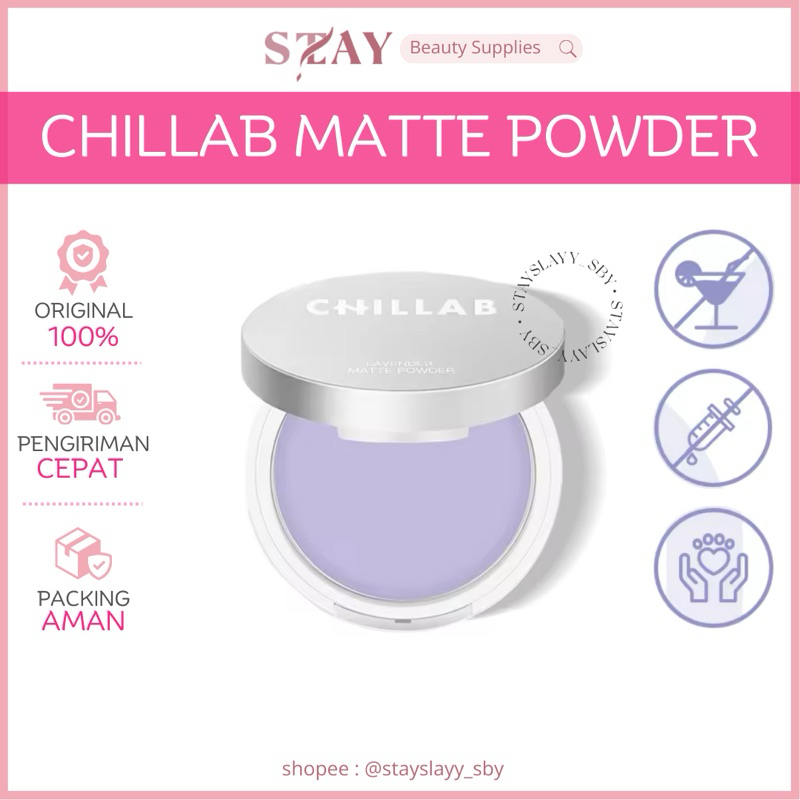 Jual READY STOCK! Chillab Lavender Matte Powder - Touch Up Powder ...