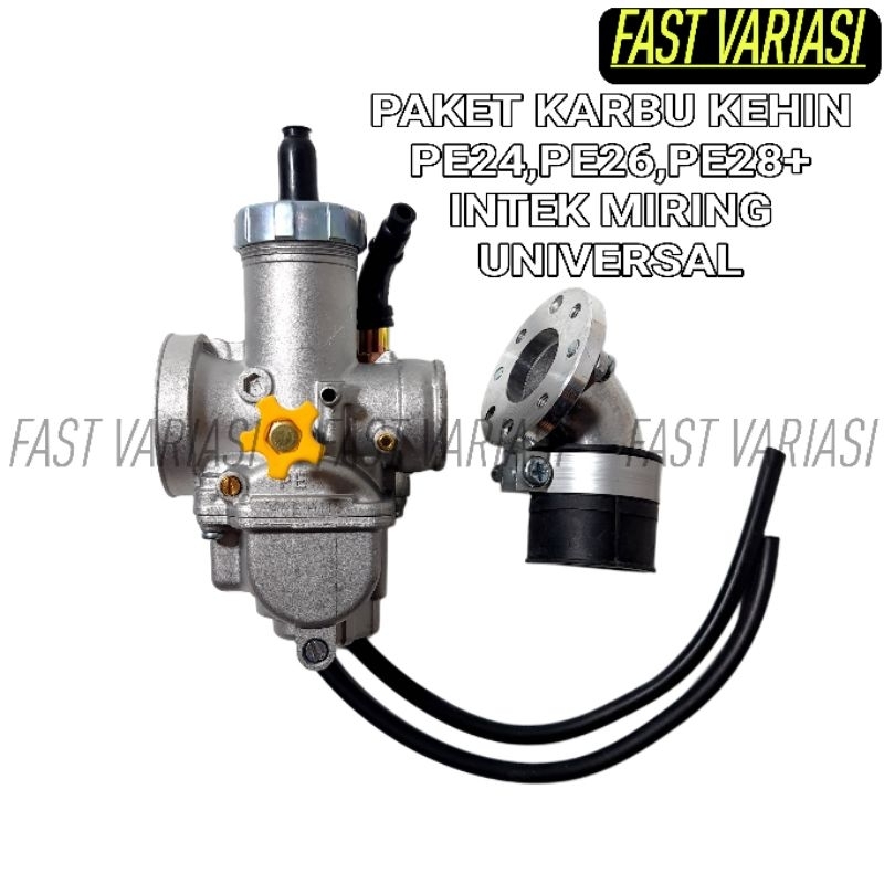 Jual PAKET KARBURATOR PE 24 26 28 + INTEKE KEIHIN / CARBURATOR PE24 PE26 PE28 RXKING MX VEGA ...
