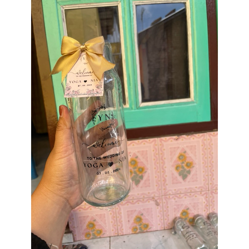 Jual botol tumbler sablon souvenir nikahan souvenir lahiran | Shopee ...