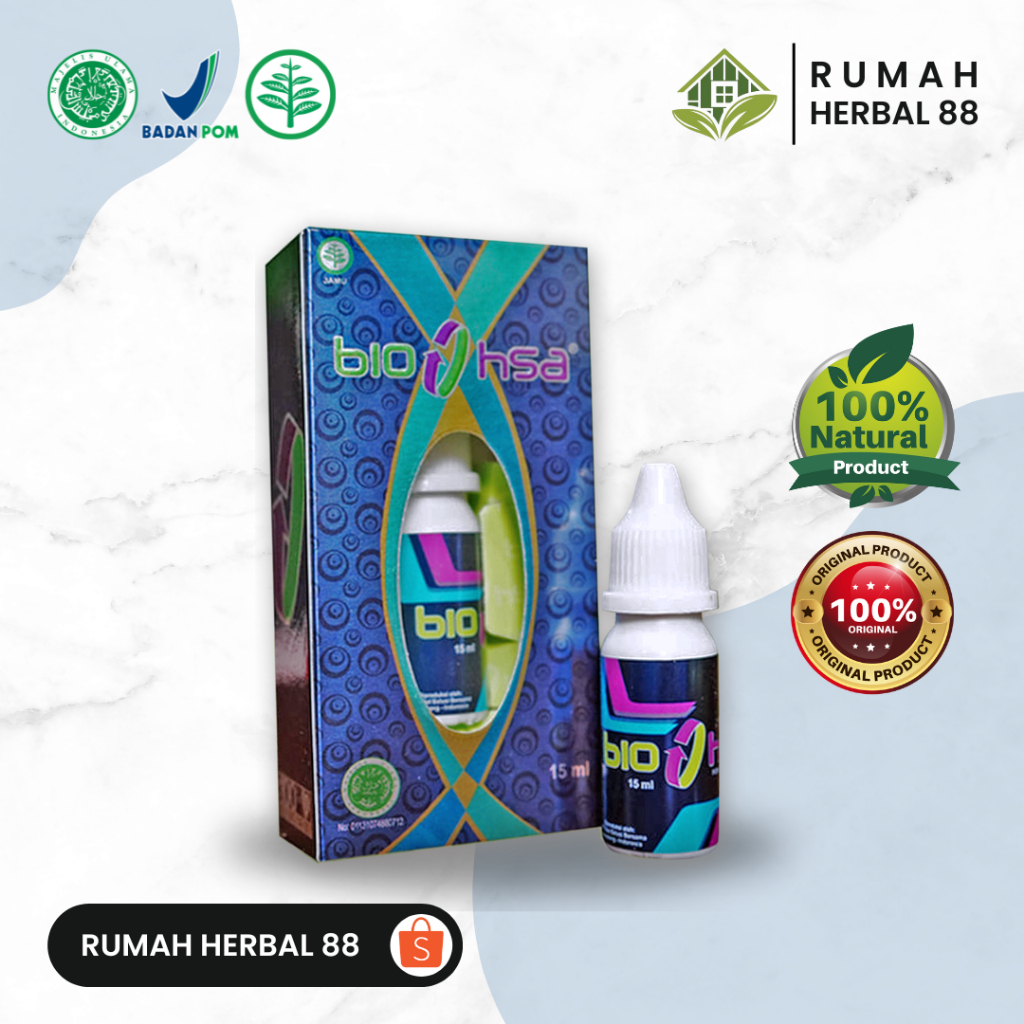 Jual BIO HSA Jamu Tetes 15ml / Biohsa Original Asli BPOM | Shopee Indonesia