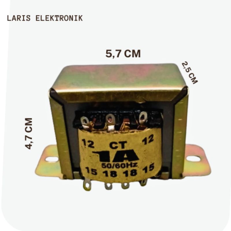 Jual Trafo 1 amper ct 18v / travo merk yt 1a ct 18v | Shopee Indonesia