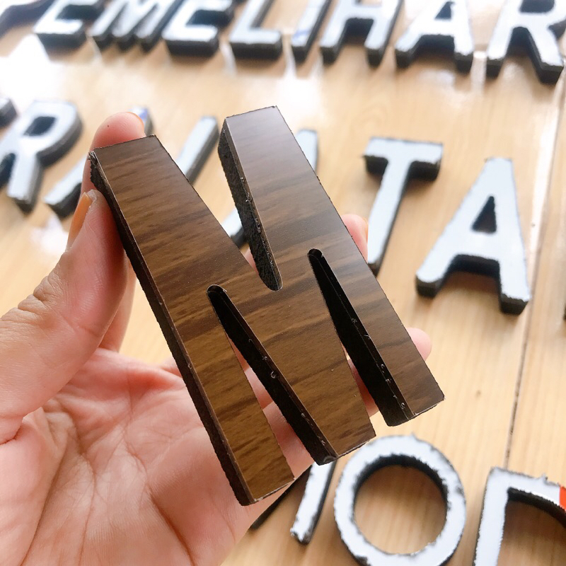 Jual HURUF TIMBUL AESTHETIC ACP LAPIS SPON MURAH LETTER ACP | Shopee ...