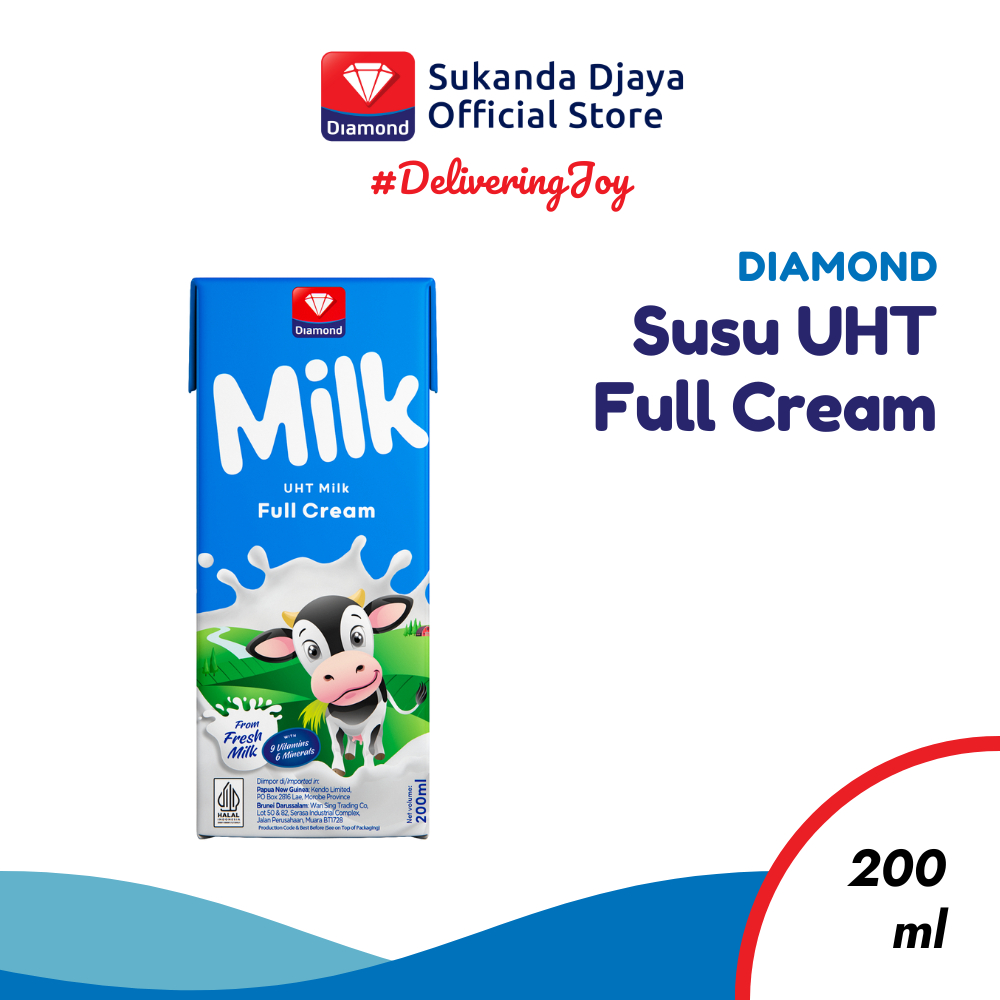 Jual Diamond Milk Susu UHT Full Cream 200 ML | Shopee Indonesia
