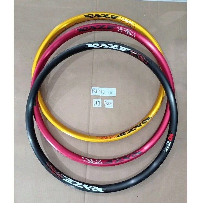 Jual Rims Velg Rim 26 Raze R6 32H Per Pcs | Shopee Indonesia