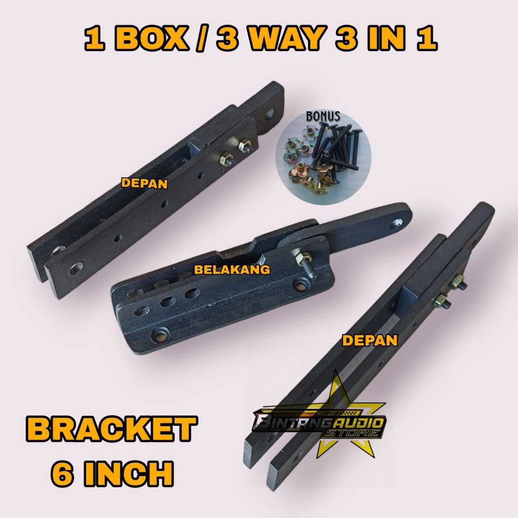 Jual Breket 3 WAY 6inch Line Array Alumunium / Breket 3WAY 6'' 6 inch ...
