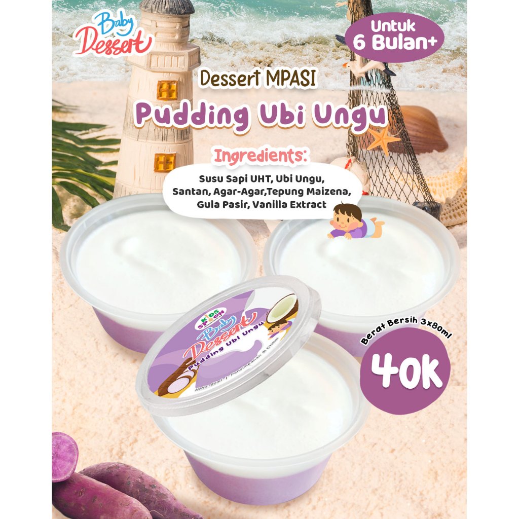 Jual Kids Spoon Pudding Ubi Ungu | Shopee Indonesia